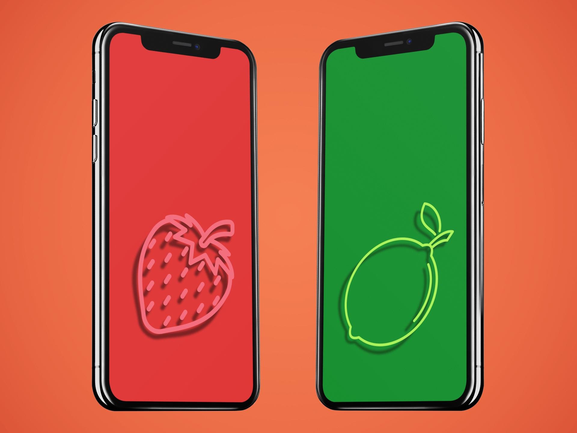 Fruit Aesthetic Phone Wallpaper Phone Lock Screen Banana Grapes Lime ...