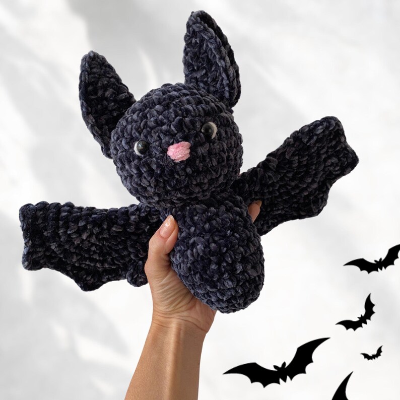 Halloween Bat Crochet Pattern, Crochet Toy Pattern for Crochet Market ...