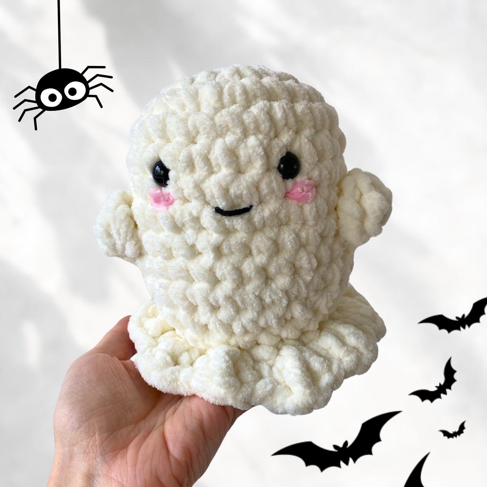 Halloween Bundle of 3 Crochet Pattern, Crochet Toy Pattern Ghost ...