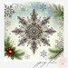 Christmas Snowflakes Clipart | 12 JPEG Files | Snowflake Illustrations ...