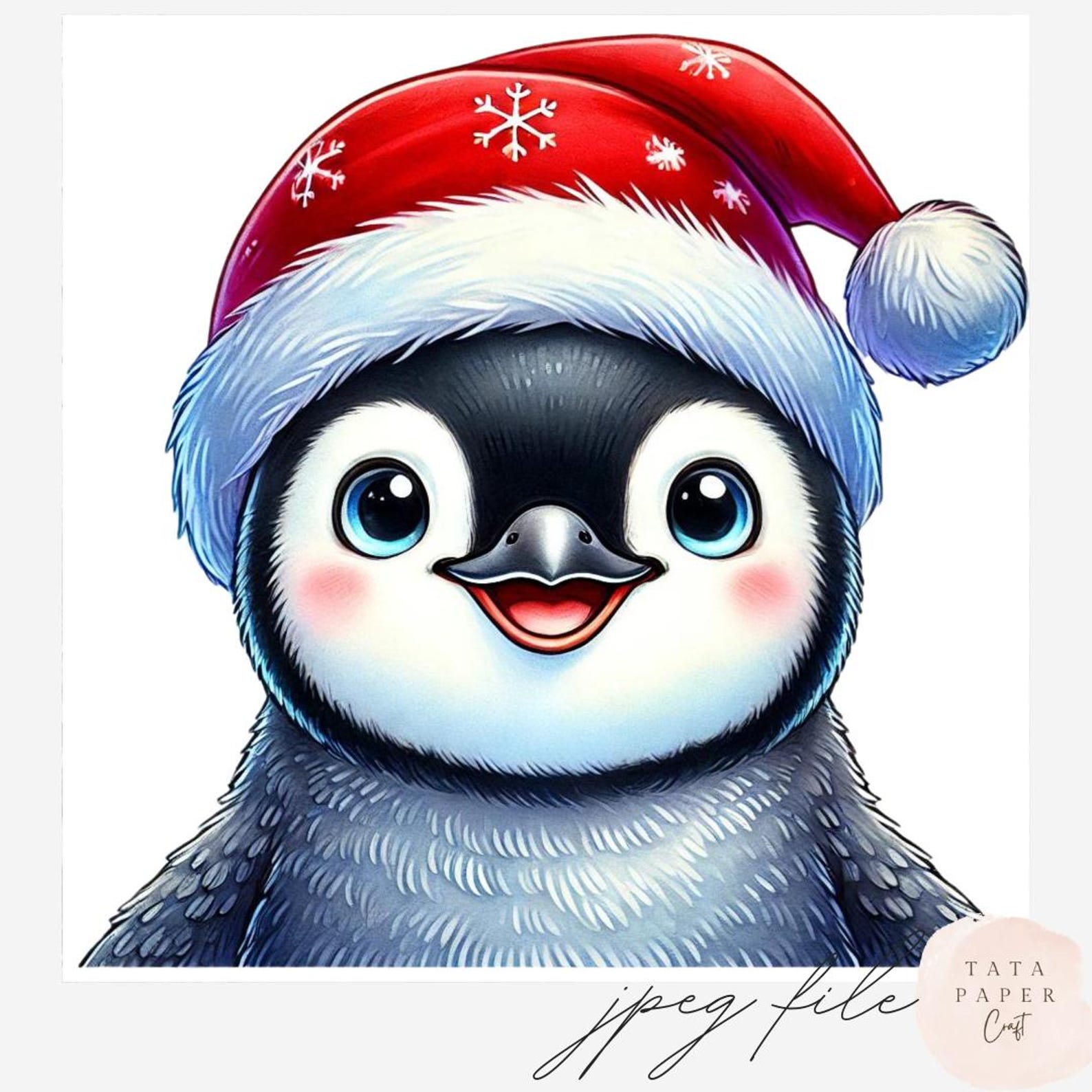 Funny Christmas Animals Clipart, 34 JPG File, Holiday Animal Clip Art ...