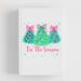 Tis the Season Christmas Trees PNG | Cute Retro Holiday Clipart With ...