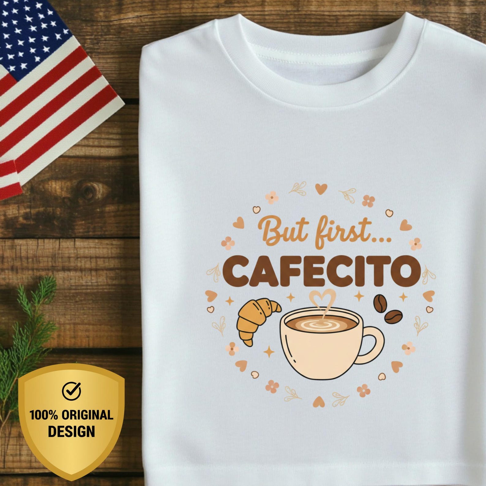 But First Cafecito Coffee Art | Professional Sublimation Design | Easy ...
