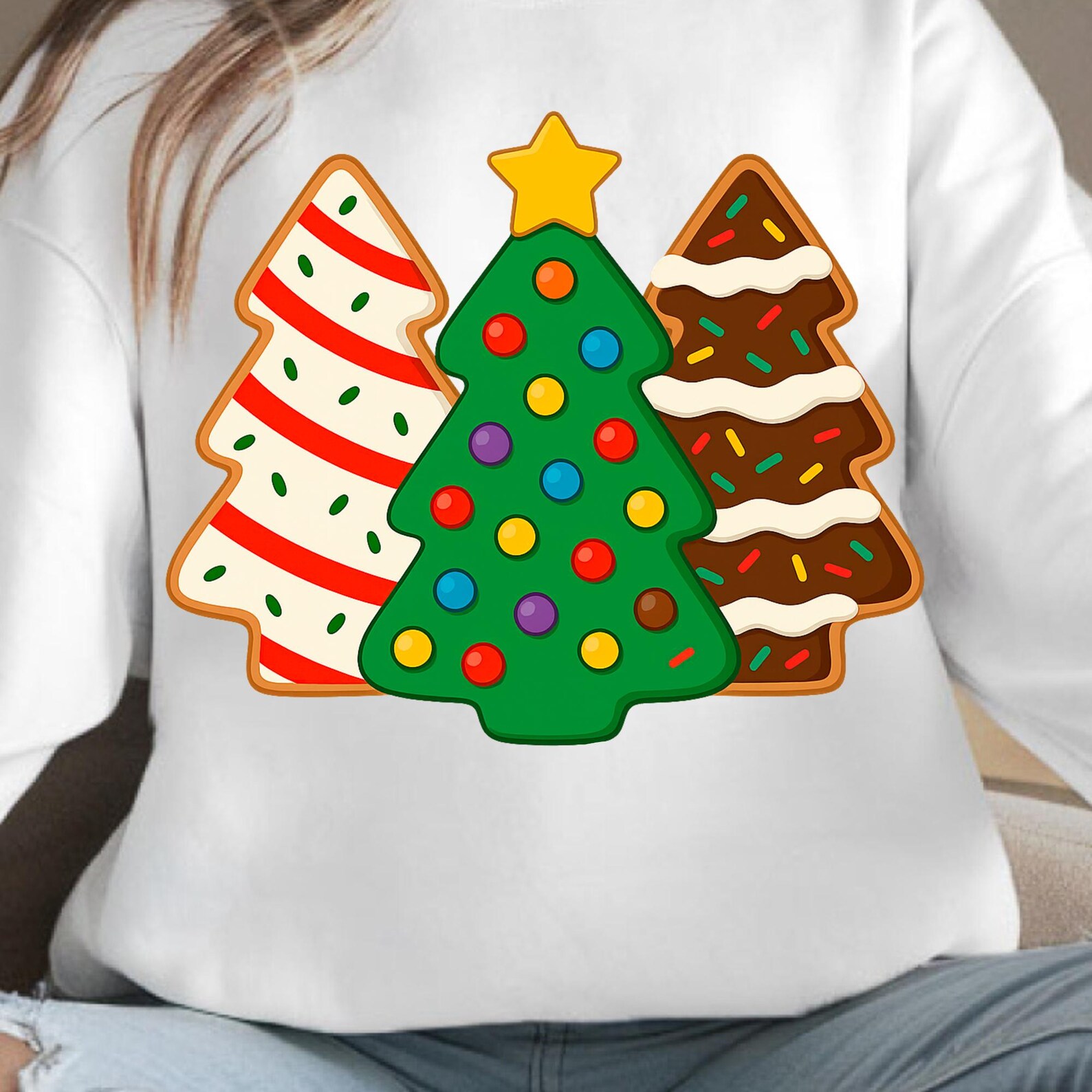 Christmas Cookie Tree PNG: Holiday Baking Clipart (digital Download - Etsy