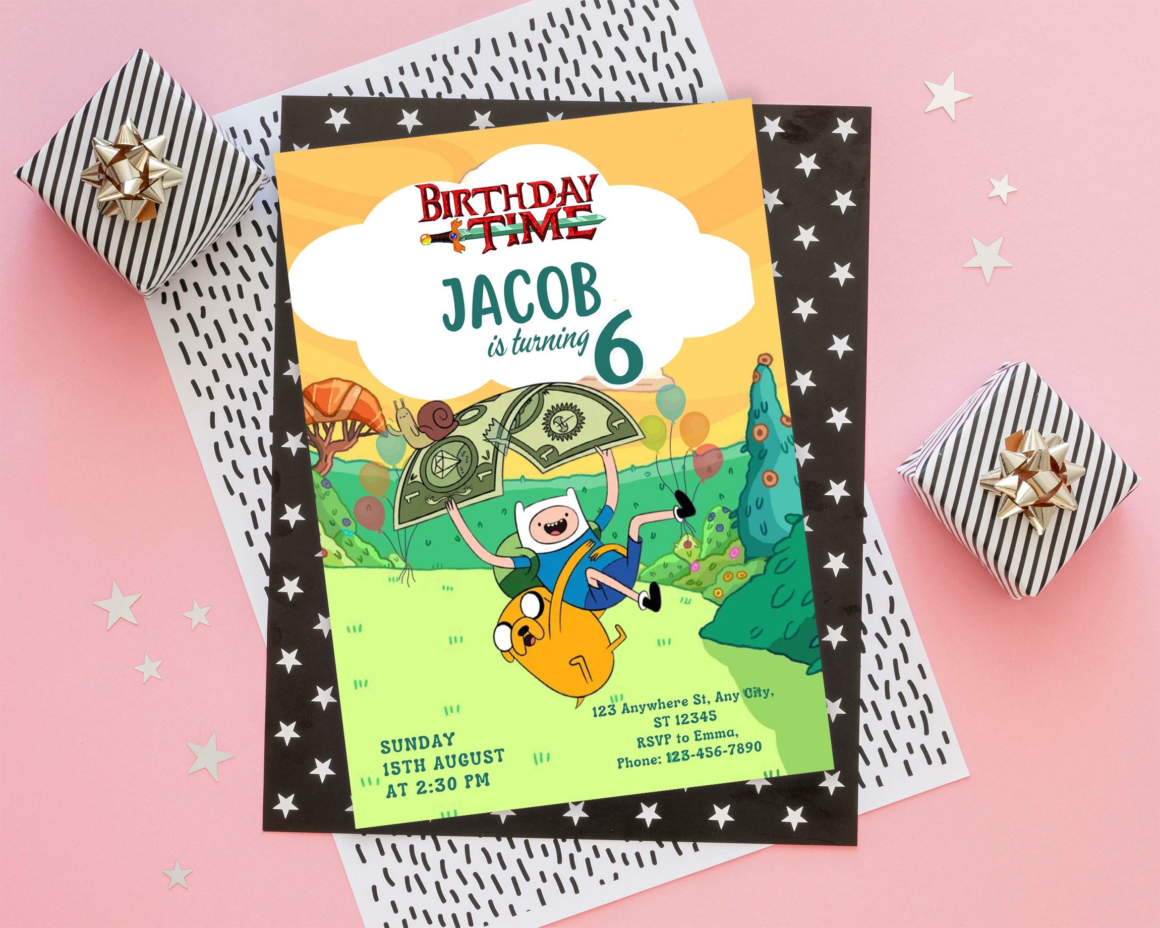 Editable Kids Time Birthday Invitation Digital,printable Kids Time ...
