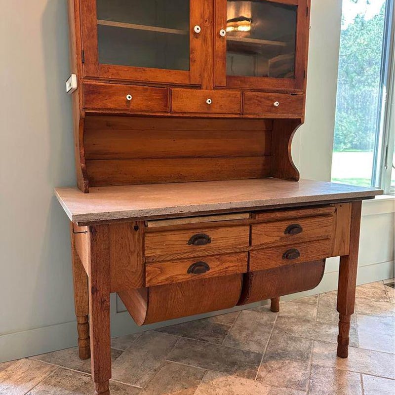 Primitive Cabinet - Etsy