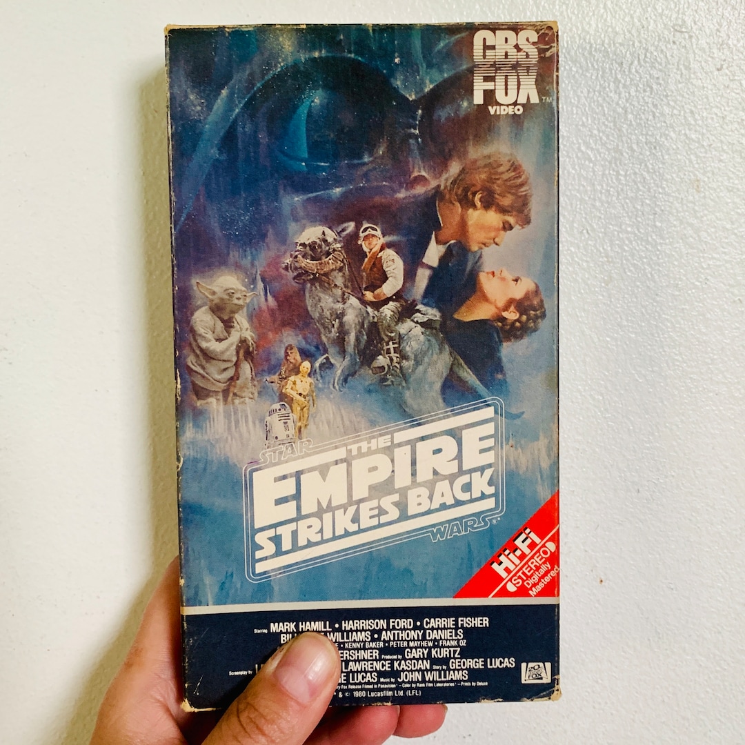 Vhs, Star Wars , the EMPIRE STRIKES BACK, 1984 Cbs/fox Original Release ...