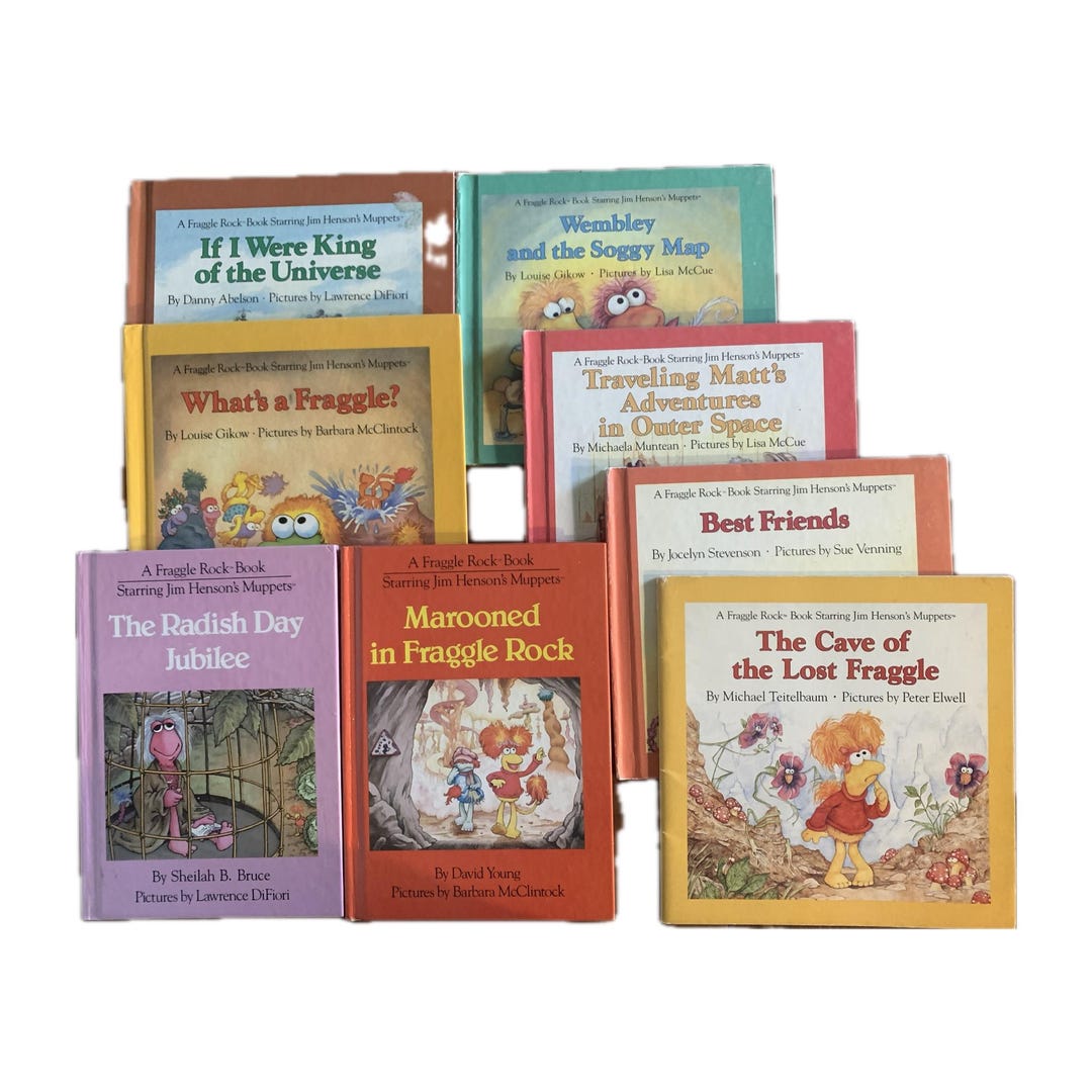 Fraggle Rock Book Set | Jim Henson’s Muppets | 8 Vintage Children’s ...