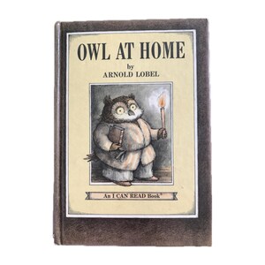 ARNOLD LOBEL, Owl at Home, Vintage Childrens Book, Harper &row - Etsy