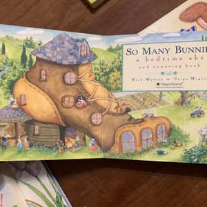 Vintage Easter/bunnies Board Book Collection, Nine Childrens Books ...