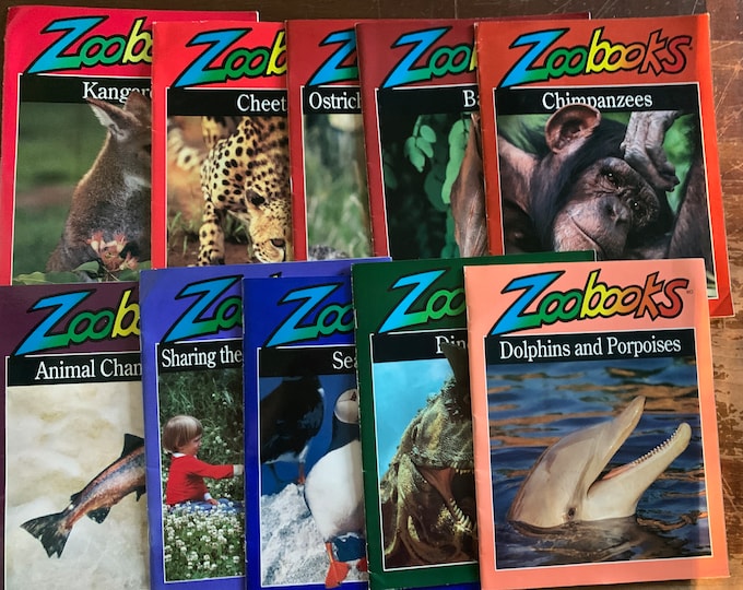 ZOOBOOKS , Vintage Magazine for Kids, 1999 and 2000, Animal Magazine ...