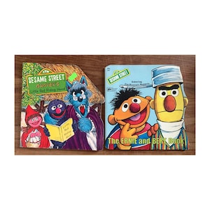 2 Sesame Street Shape Books, Golden Shape Book, Vintage Childrens Books ...