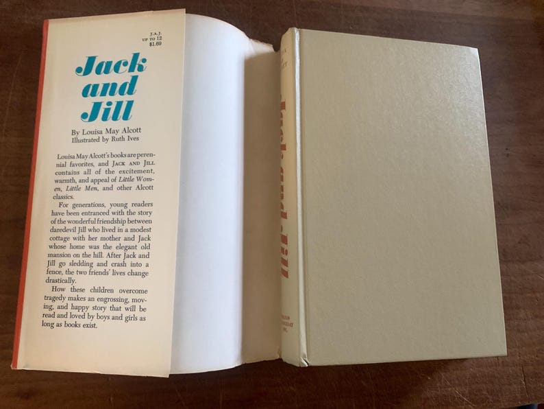 Jack and Jill by Louisa May Alcott: 1956 Mid-century Hardcover - Etsy