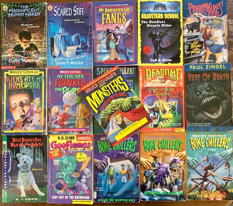Sold Separately 90s Scary Kids Books Vintage Paperbacks - Etsy