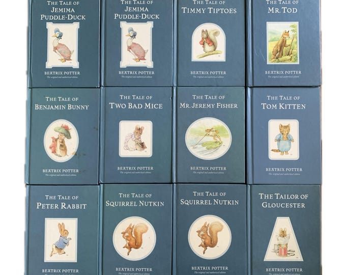 Sold Separately, the Peter Rabbit Library by Beatrix Potter ,vintage ...