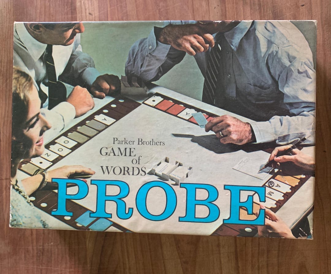 Vintage 1964 Probe Word Game: Parker Brothers Classic - Etsy
