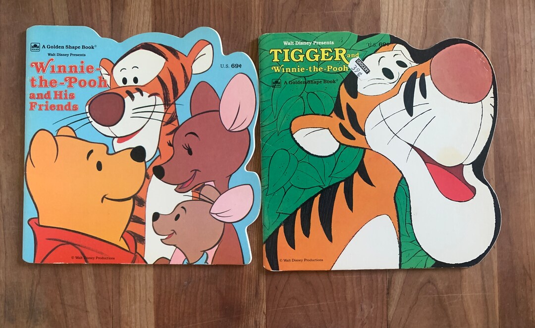 Winnie the Pooh and His Friends and Tigger, Two Vintage Childrens ...