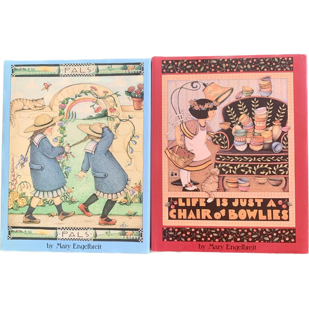 Two Small Books Pals and Life is Just a Chair of Bowlies by - Etsy