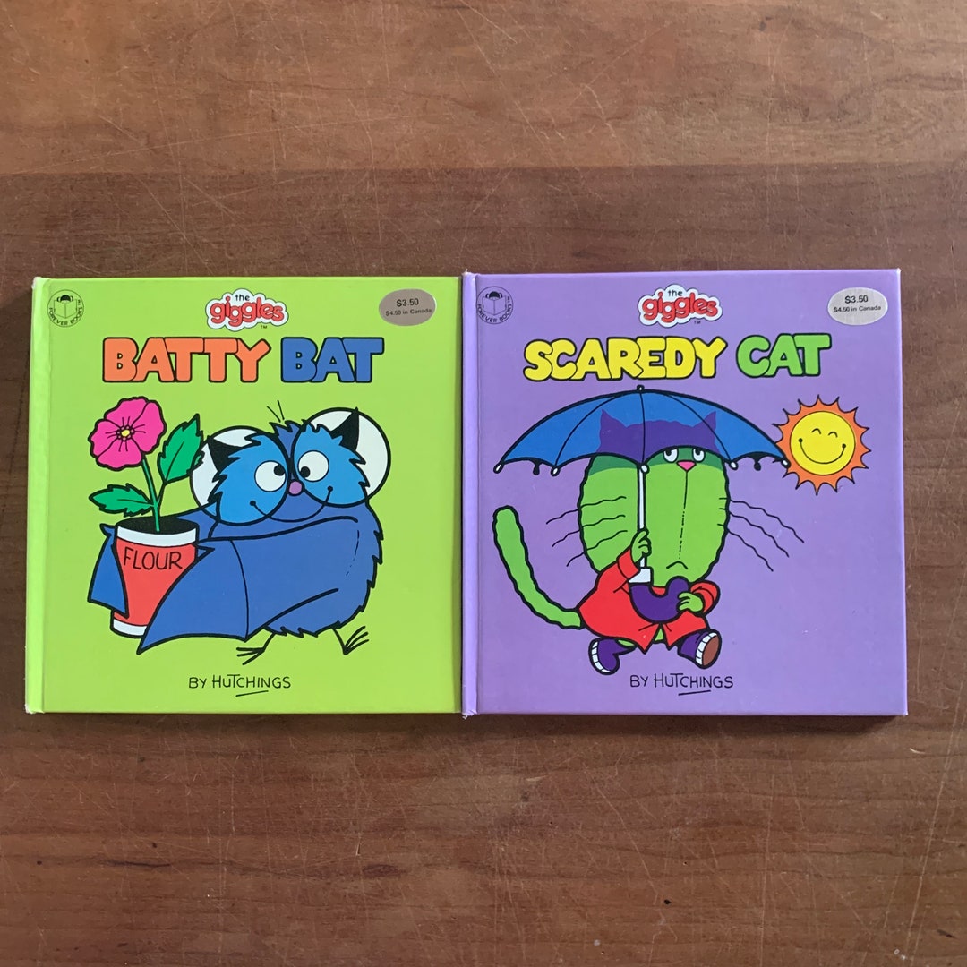 The Giggles, Scaredy Cat and Batty Bat by Hutchings , Small Vintage ...