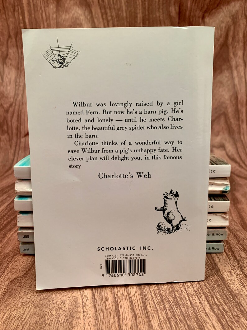 Charlottes Web by EB White Illustrated by Garth Williams - Etsy