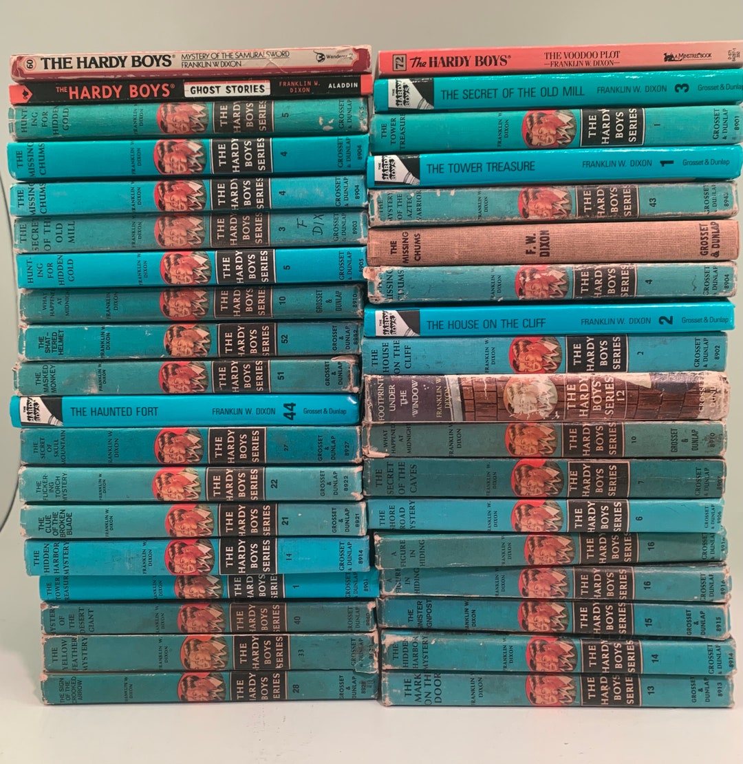 Vintage Hardy Boys Blue Hardcover Book: Classic Adventure Series - Etsy
