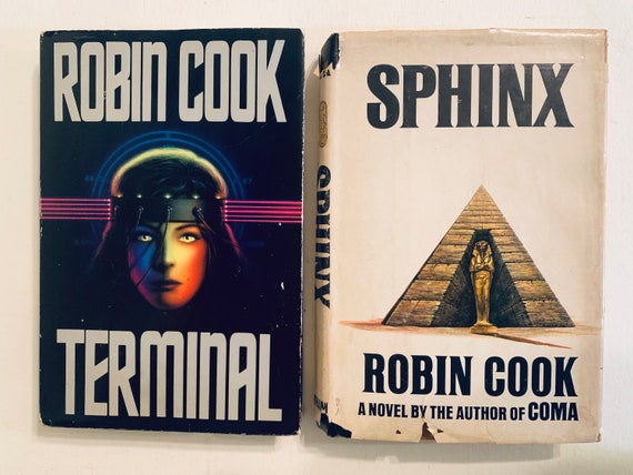 Robin Cook , Sphinx and Terminal, two vintage books - Gem