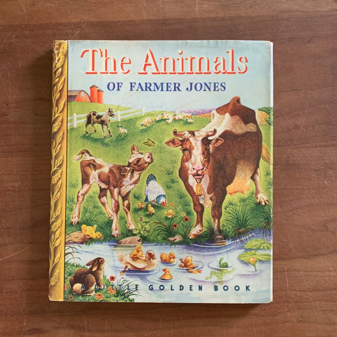 The Animals of Farmer Jones by Rudolf Freund Little Golden - Etsy