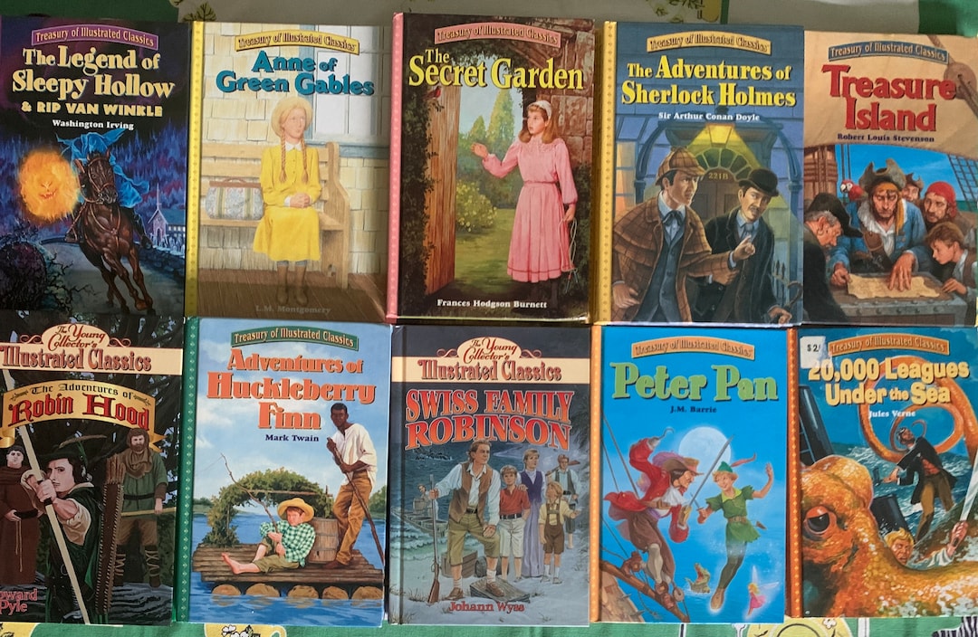 Treasury of Illustrated Classics Hardcover Books | Vintage Children’s ...