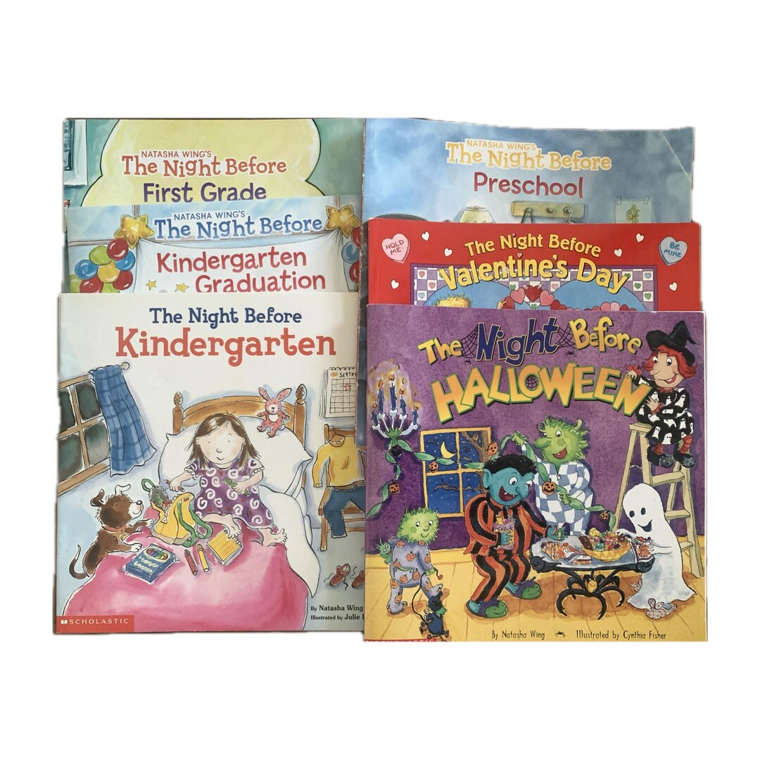 Natasha Wing Book Set, the Night Before…kindergarten, Preschool ...