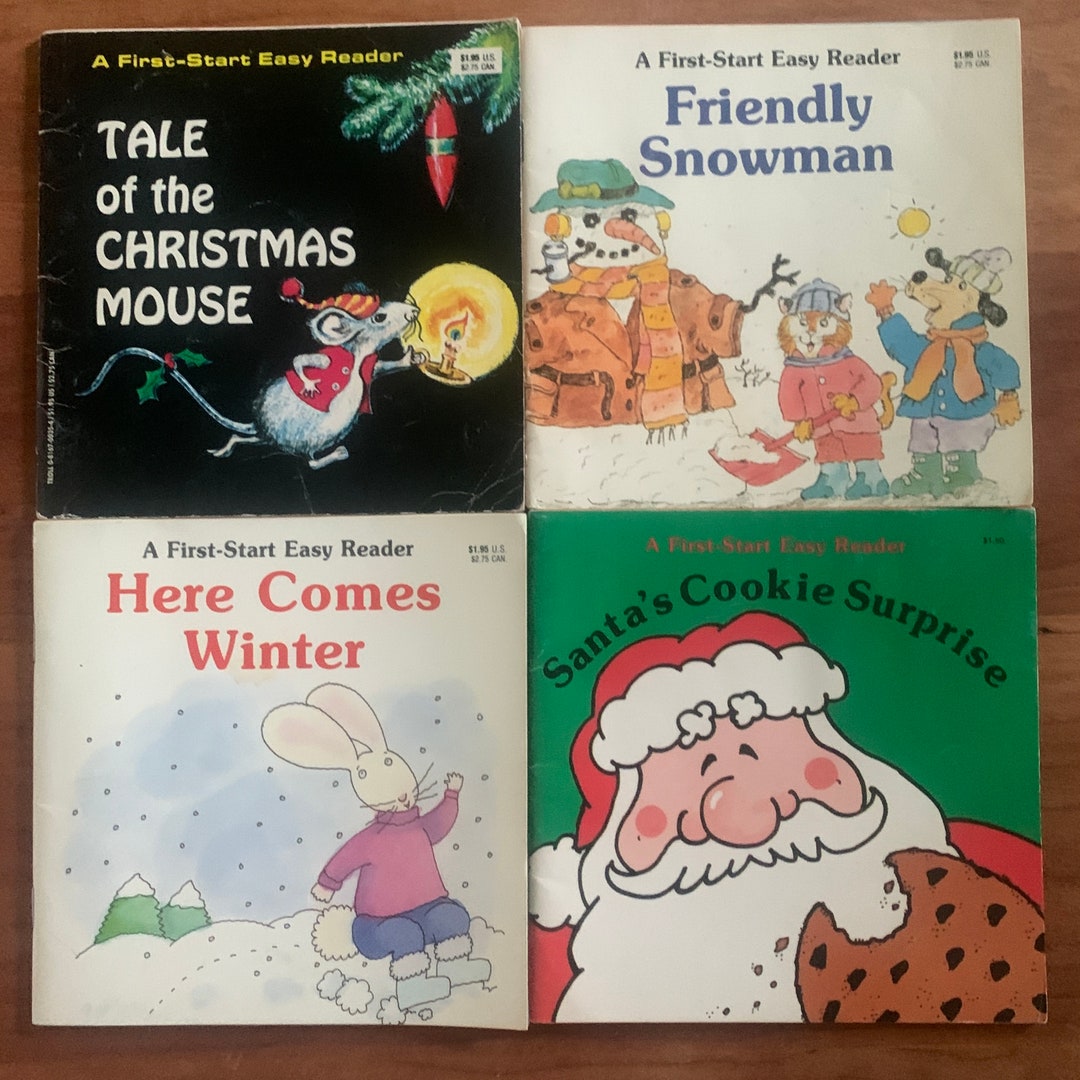 Vintage 'first Start' Children's Books: Winter Holiday Set of 4 - Etsy