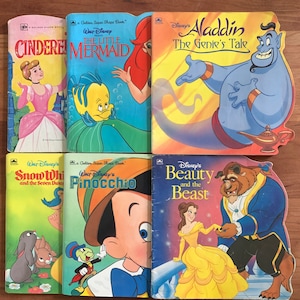 Walt Disney’s Golden Shape Books, Vintage Childrens Paperback Books ...