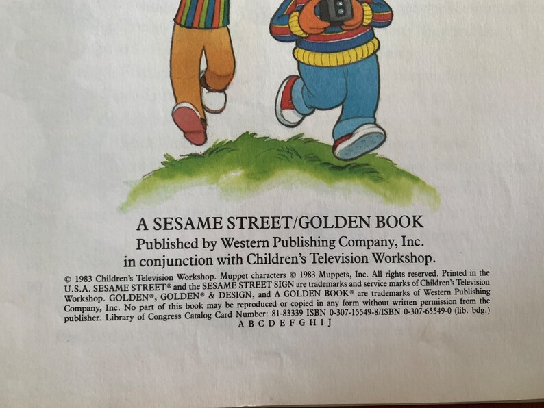 The Sesame Street Word Book Illustrated by Tom Leigh a - Etsy