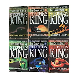 The Green Mile, Stephen King, Six Book Set, 1996 Signet Printing ...