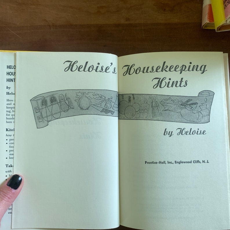 Vintage Heloise Book Collection: Housekeeping & Kitchen Hints - Etsy