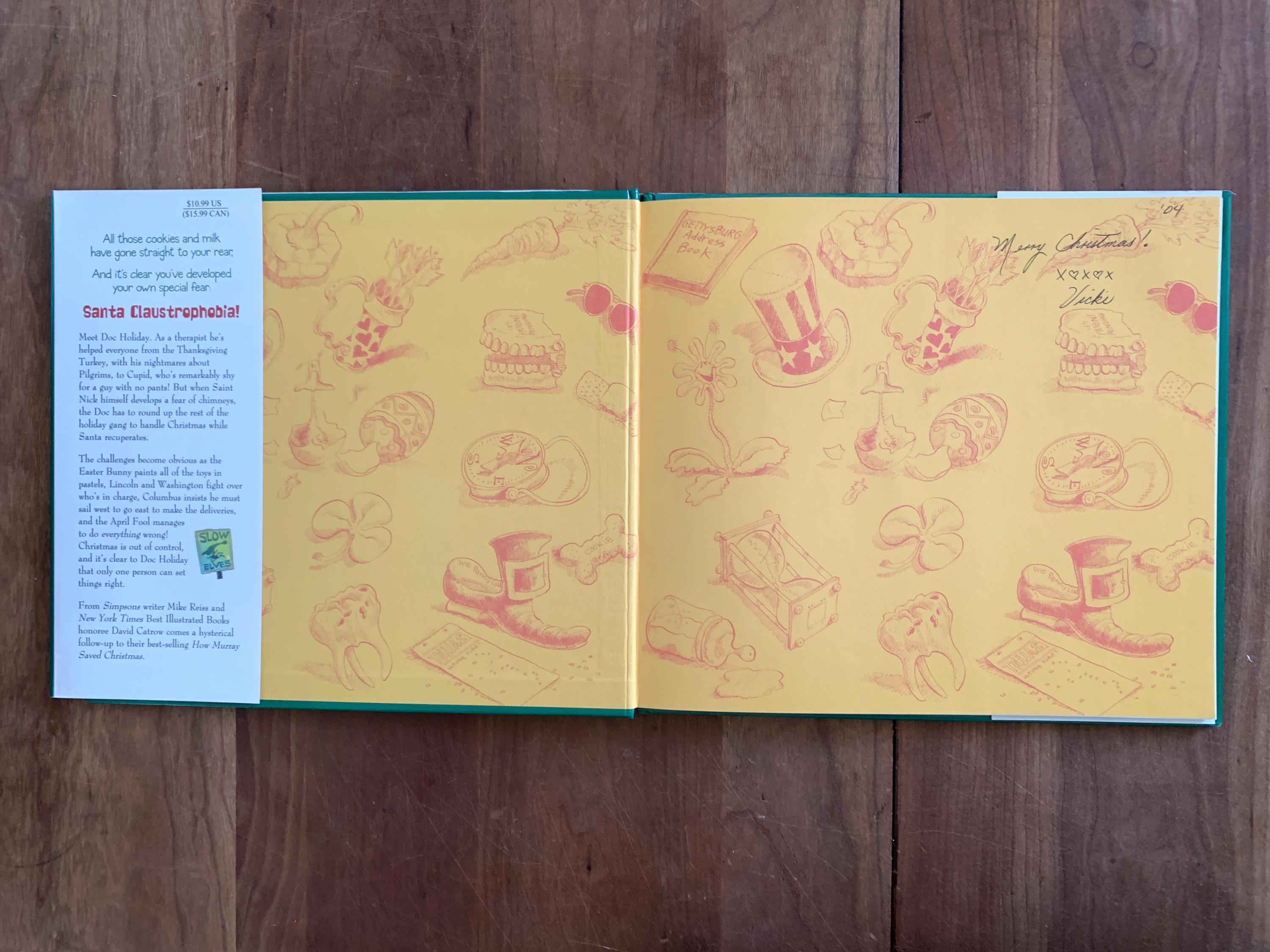 Santa Claustrophobia, by Mike Reiss , Illustrated by David Catrow, 2002 ...
