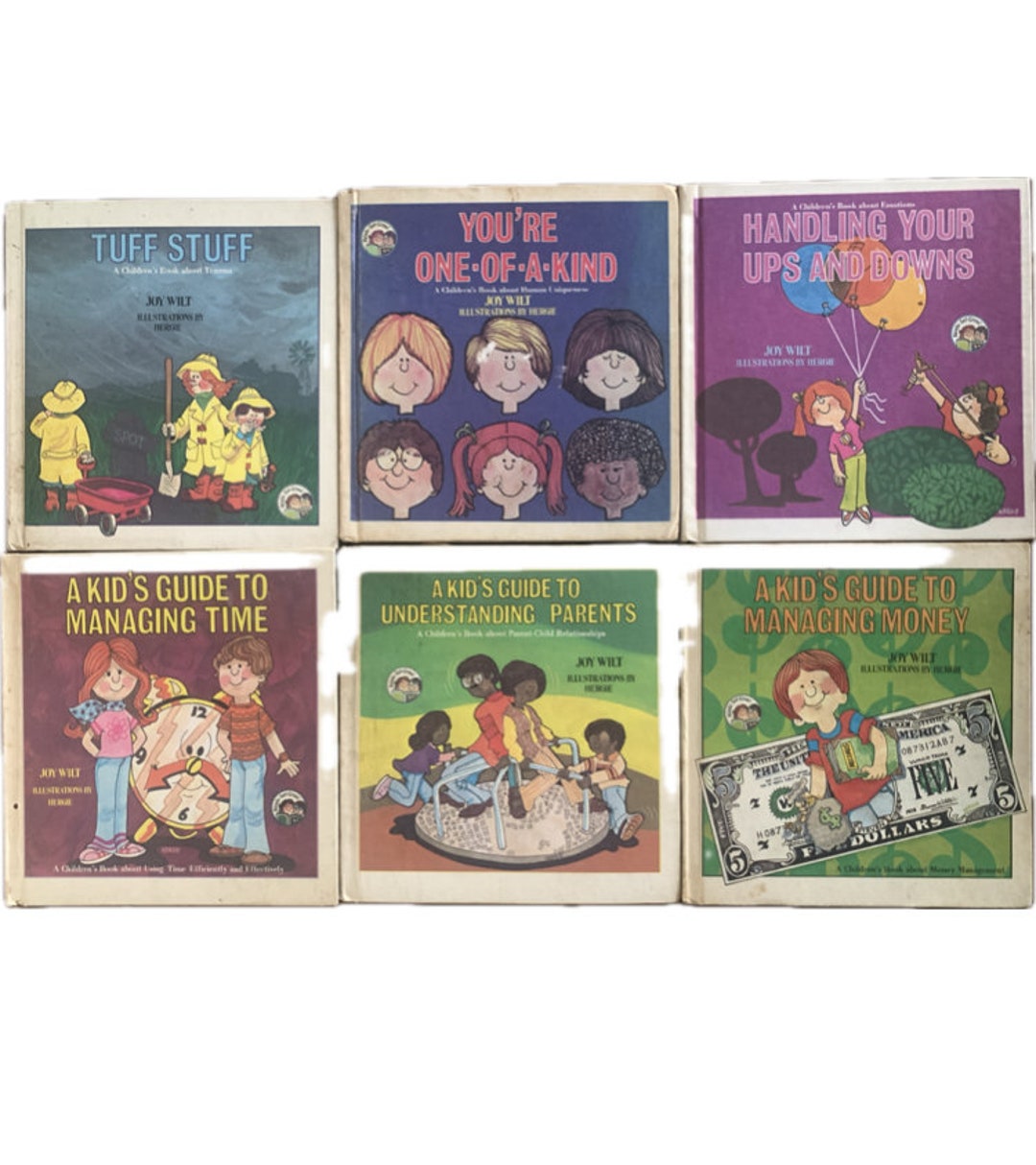 Set of Six Vintage, A Childrens Book About… by Joy Wilt, Illustrated by ...