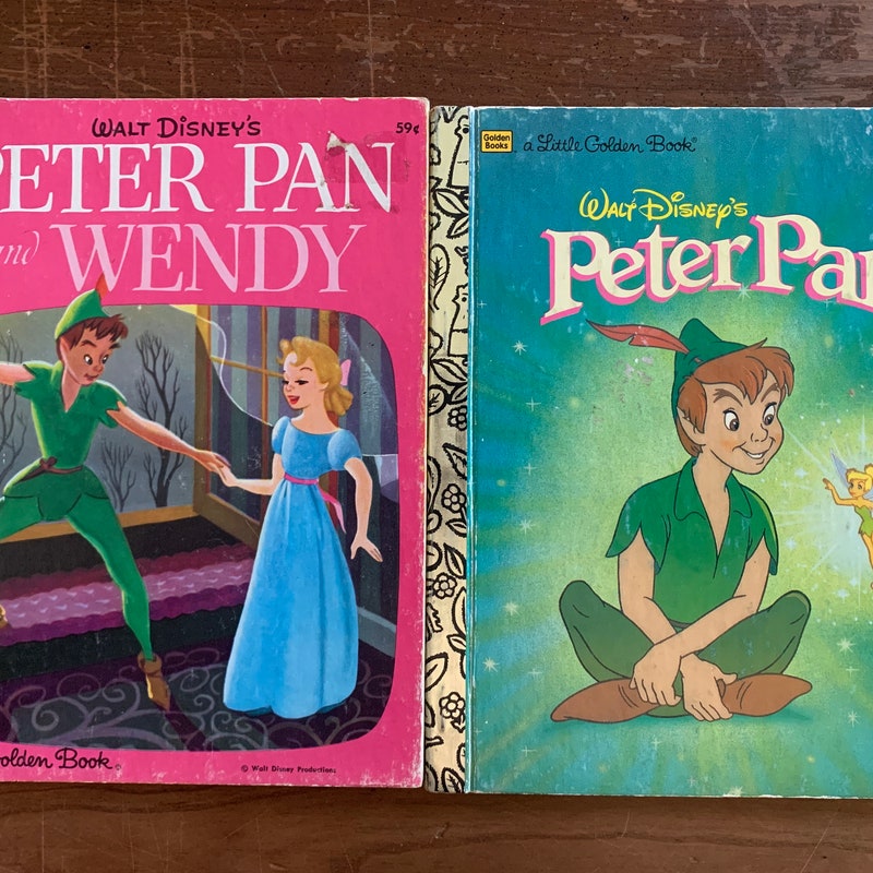 Peter Pan Golden Book - Etsy