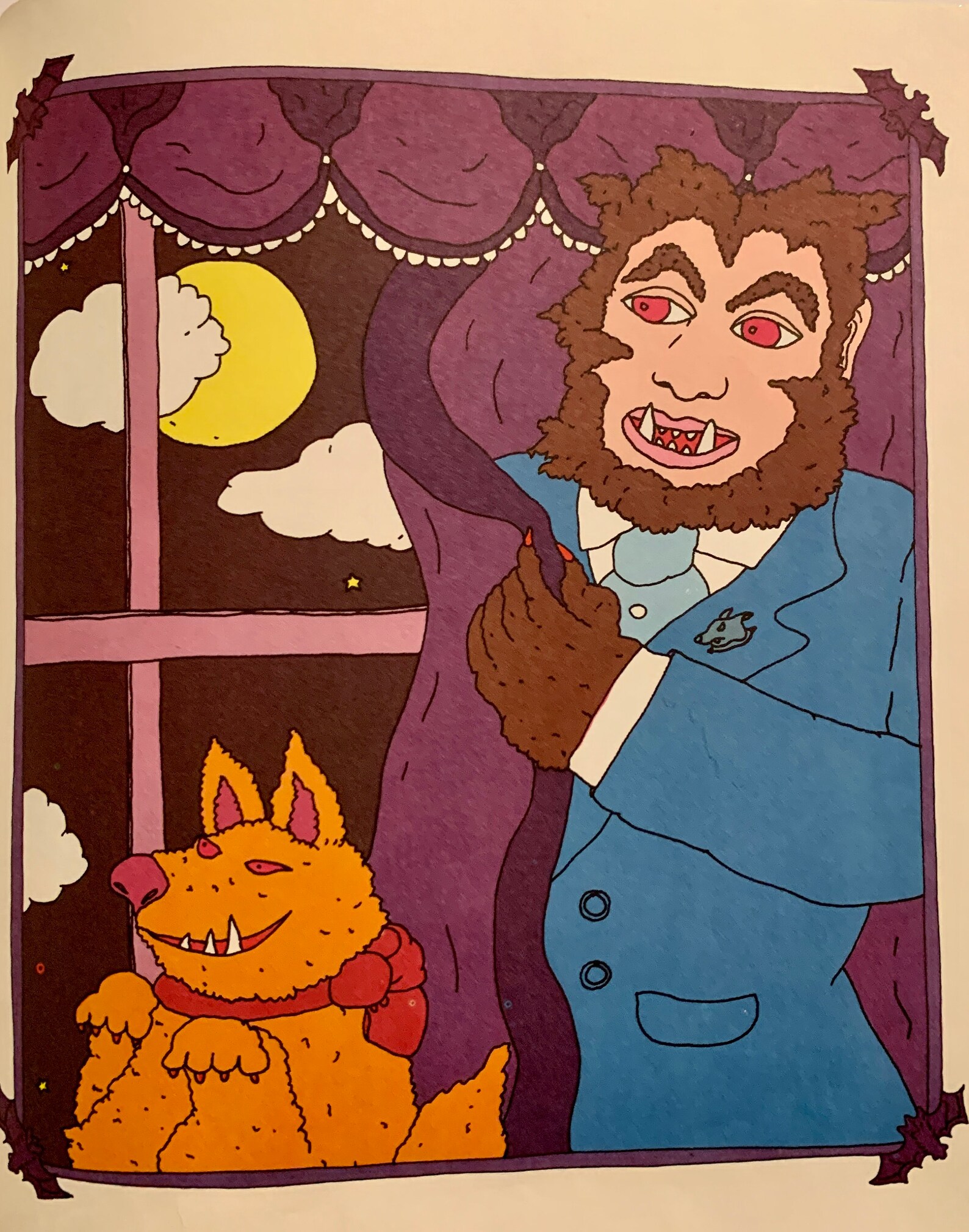 The Werewolf Family by Jack Gantos and Nicole Rubel Vintage | Etsy