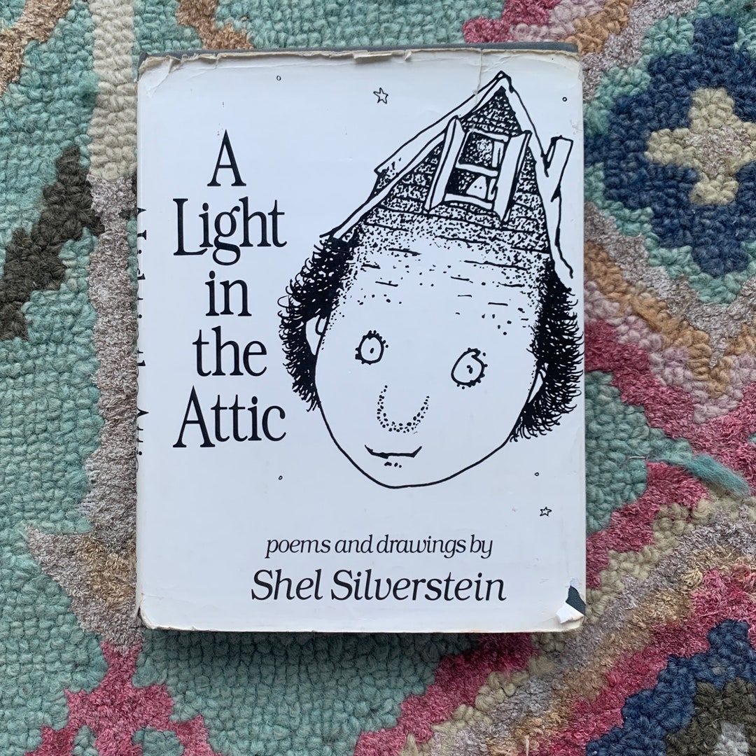 A Light in the Attic by Shel Silverstein, Vintage 1981 Book, Childrens ...