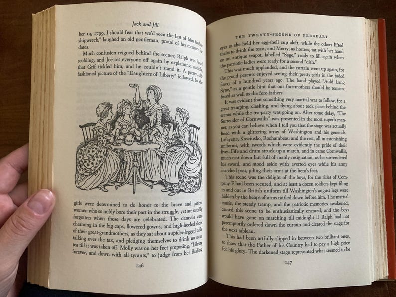 Jack and Jill by Louisa May Alcott: 1956 Mid-century Hardcover - Etsy