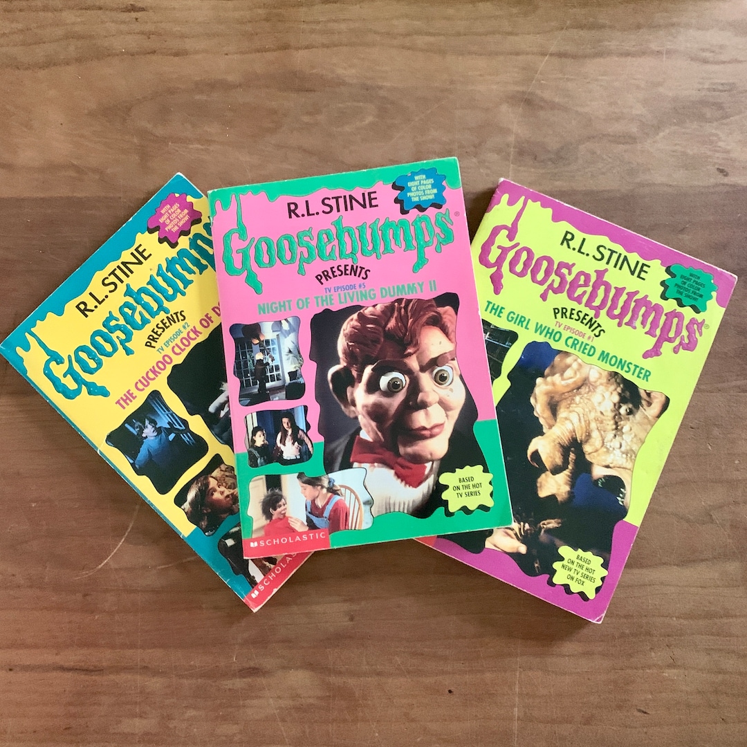 Goosebumps Presents TV Episodes, 1,2 & 5, Vintage Paperback Books, RL ...