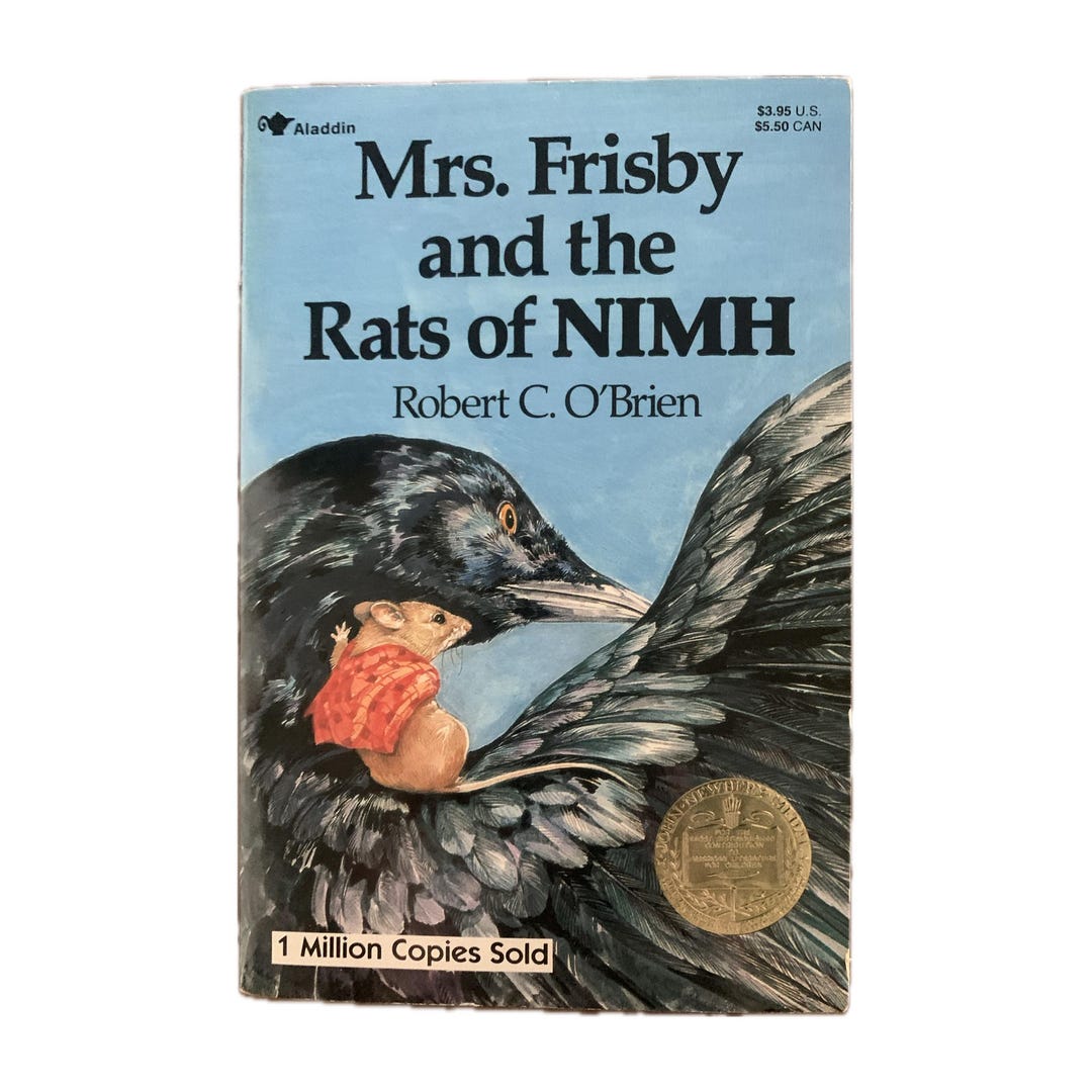 Mrs Frisby and the Rats of Nimh , by Robert C O’brien , 1986, Aladdin ...