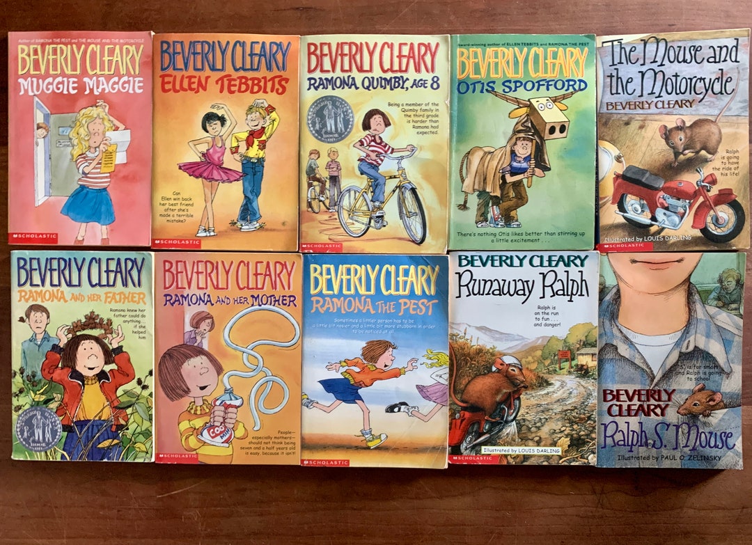 Beverly Cleary, 10 Book Set, Ramona the Pest, Ralph S Mouse, Otis ...