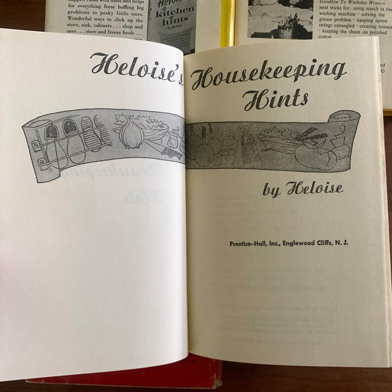 Vintage Heloise Book Collection: Housekeeping & Kitchen Hints - Etsy