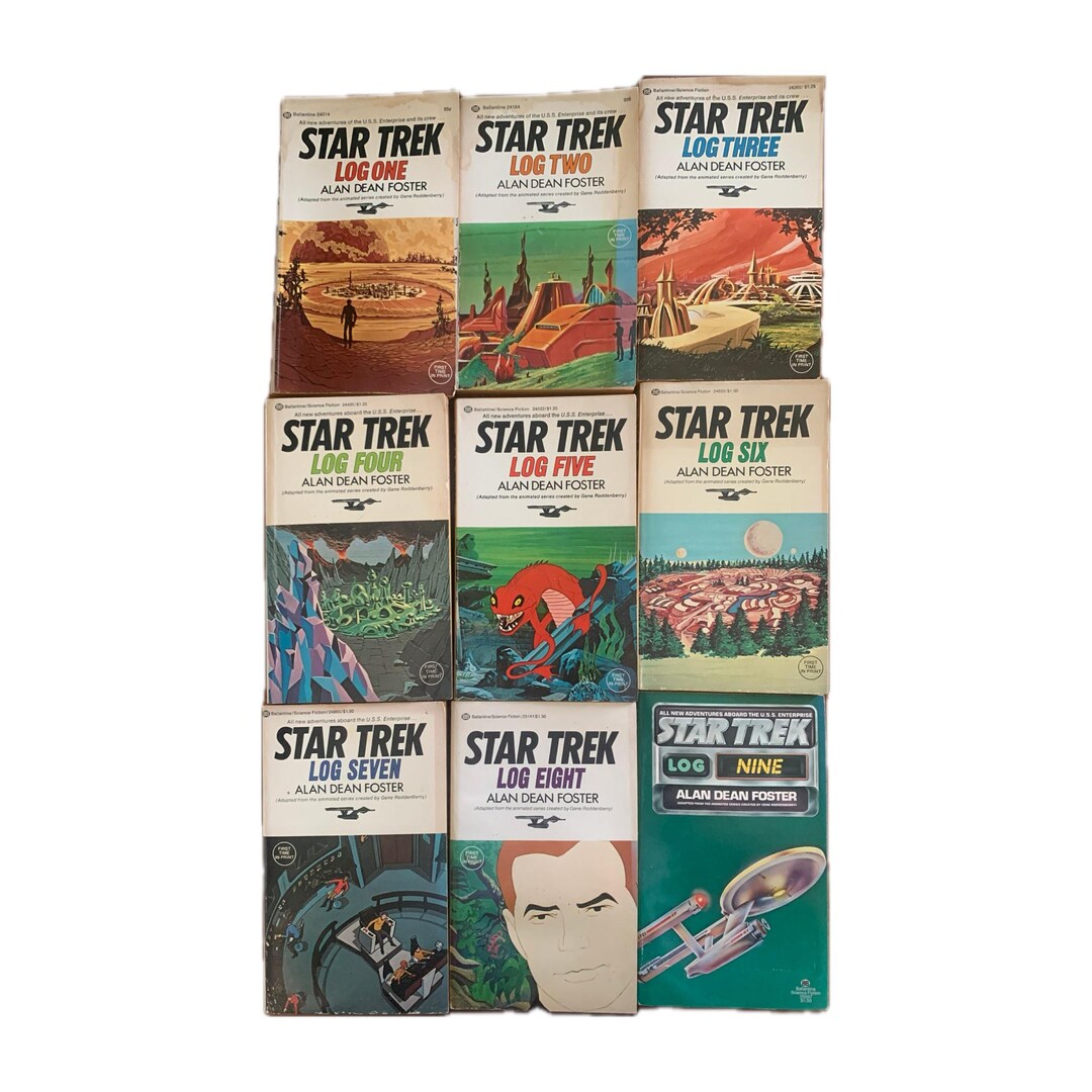 Star Trek Log One -nine, by Alan Dean Foster, Vintage Book Set , Space ...