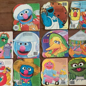 Vintage Sesame Street Shape Books: 1980s Early Reader - Etsy