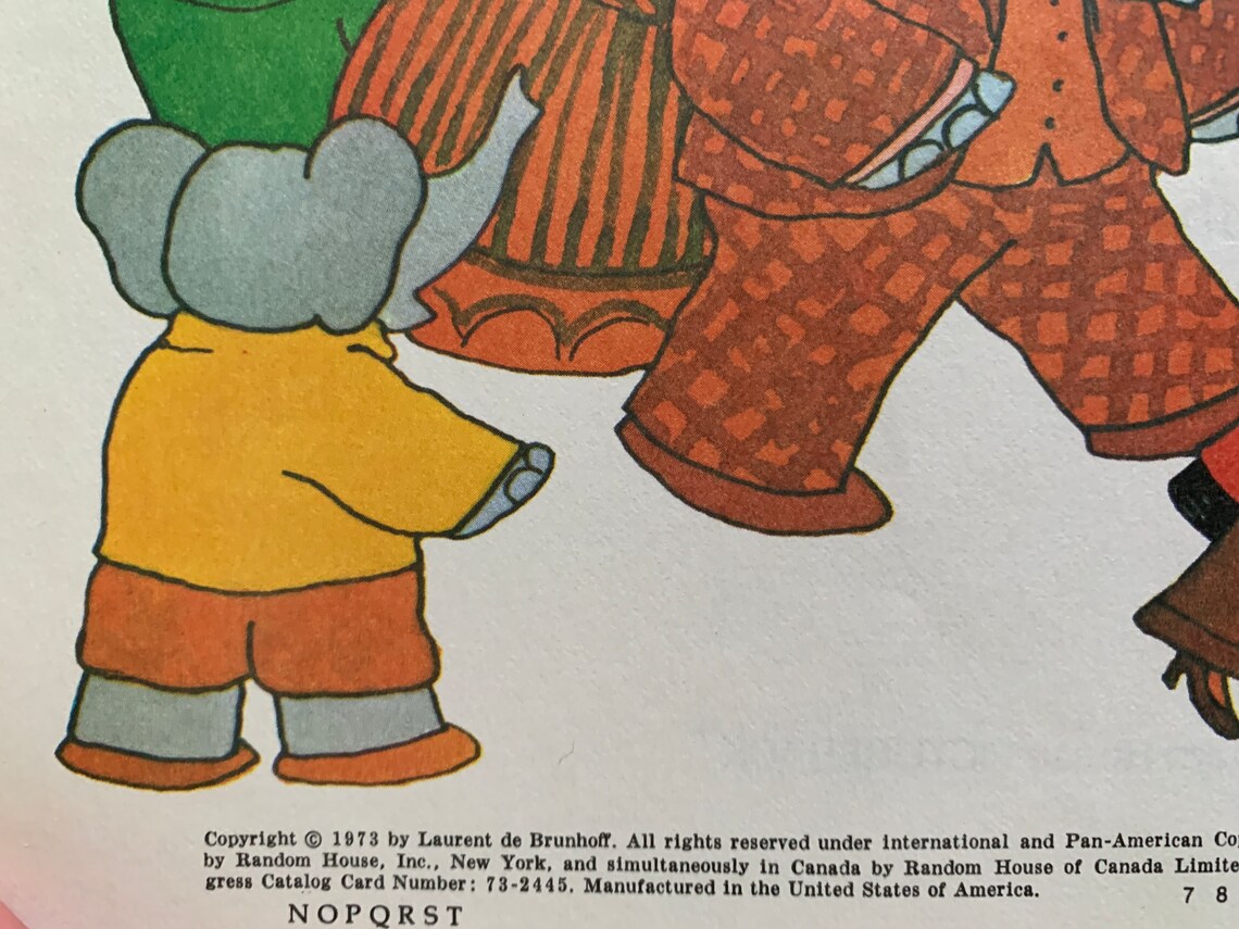 Meet Babar and His Family by Laurent De Brunhoff Vintage - Etsy
