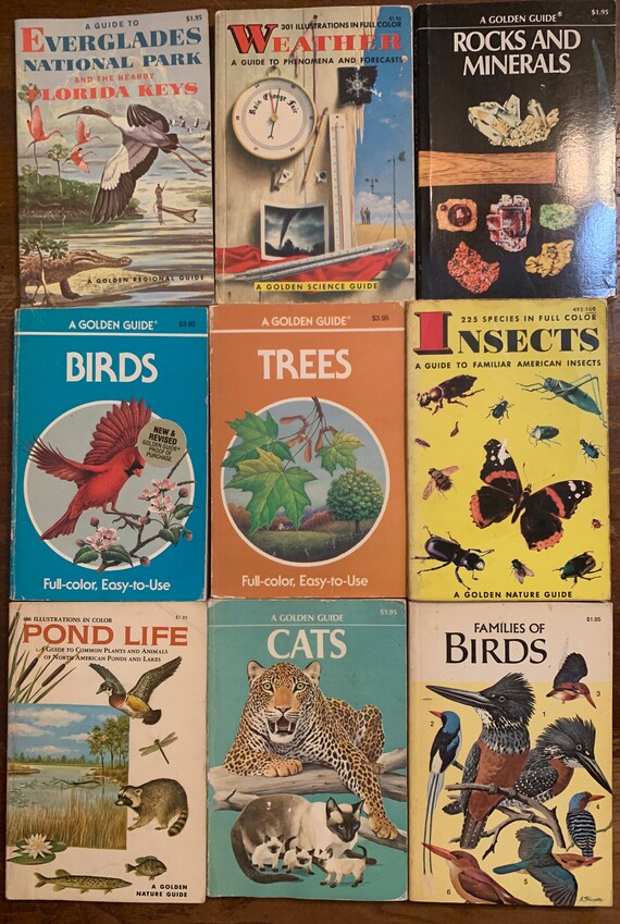 Mini Golden Nature Guides Sold Separately Flowers Trees - Etsy