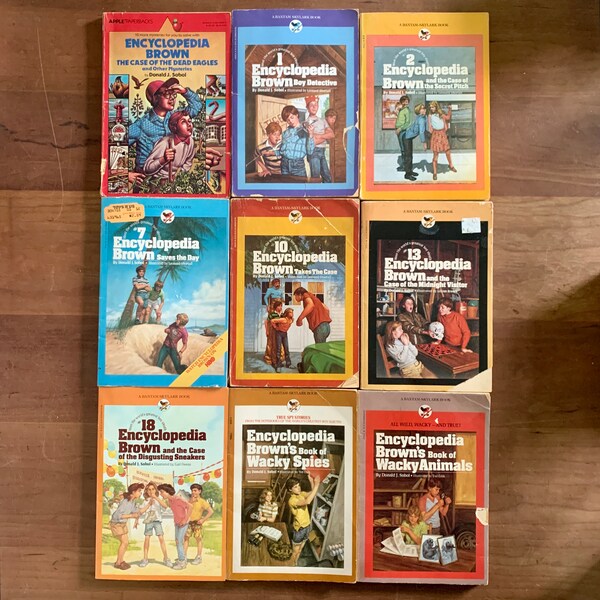 Encyclopedia Brown - Etsy