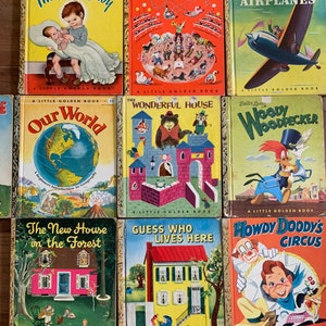 Vintage Little Golden Books Set: 1940s-50s Children's Stories - Etsy